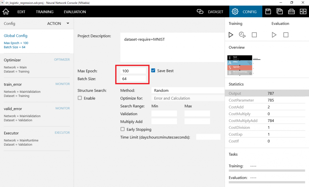 SonyのNNCで人工知能を試してみる（01_logistic_regression） - AI人工知能テクノロジー